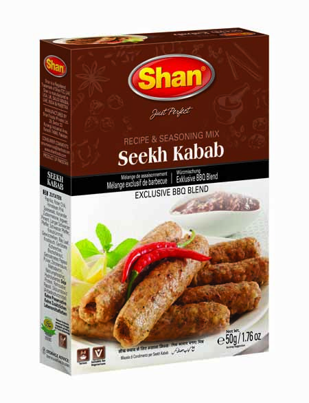Shan Seekh Kabab Masala (50g) - Indian Bazar Shan Seekh Kabab Masala (50g) - Indian Bazar