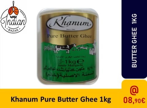 Khanum Pure Butter Ghee 1kg - Indian Bazar